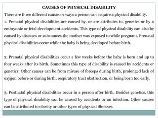 Physical handicap | PPTX