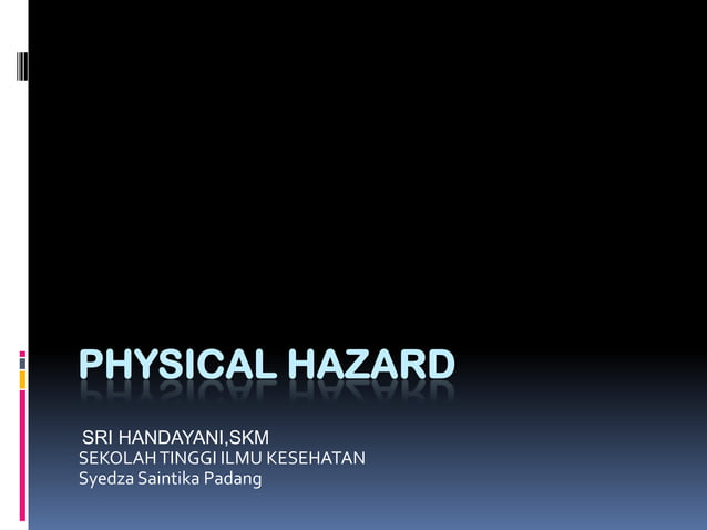 Physical hazard | PPTX
