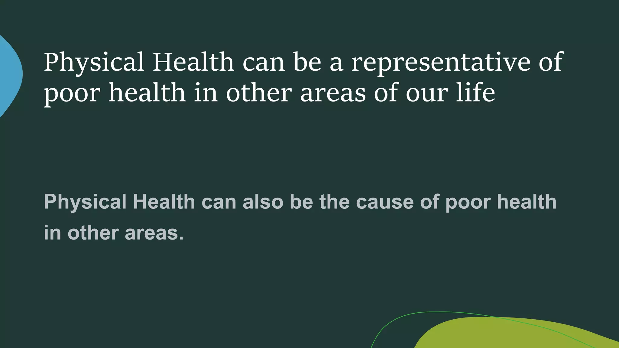 Physical Health | PPTX | Men\'s Health | Healthy Living