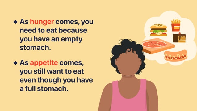 Physical hunger vs emotional hunger | PPT