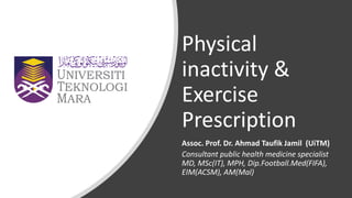 Physical Inactivity & Exercise Prescription.pdf