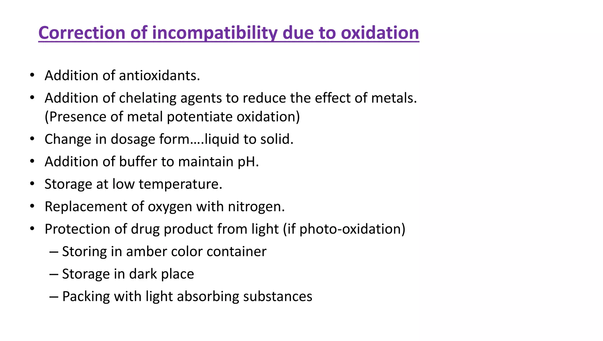 Physical incompatibilities and chemical incompatibilities | PPTX