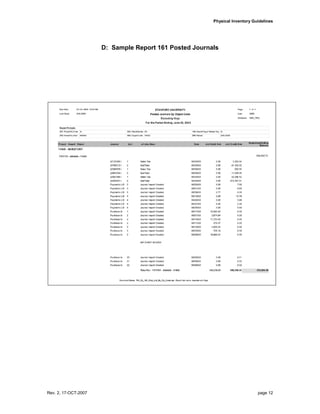 Physical inventory guidelines | PDF
