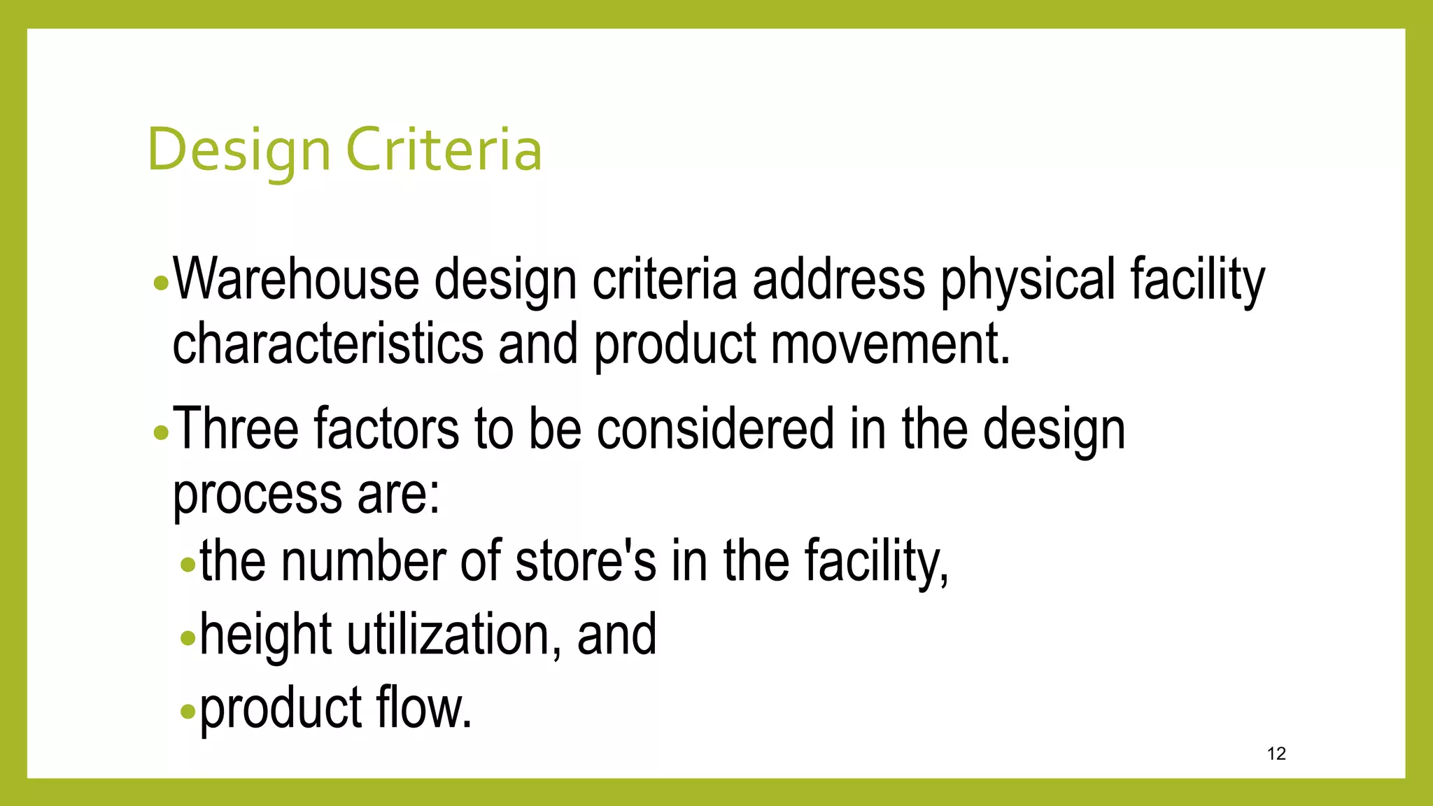 Physical inventory & warehouse layout planning | PPTX