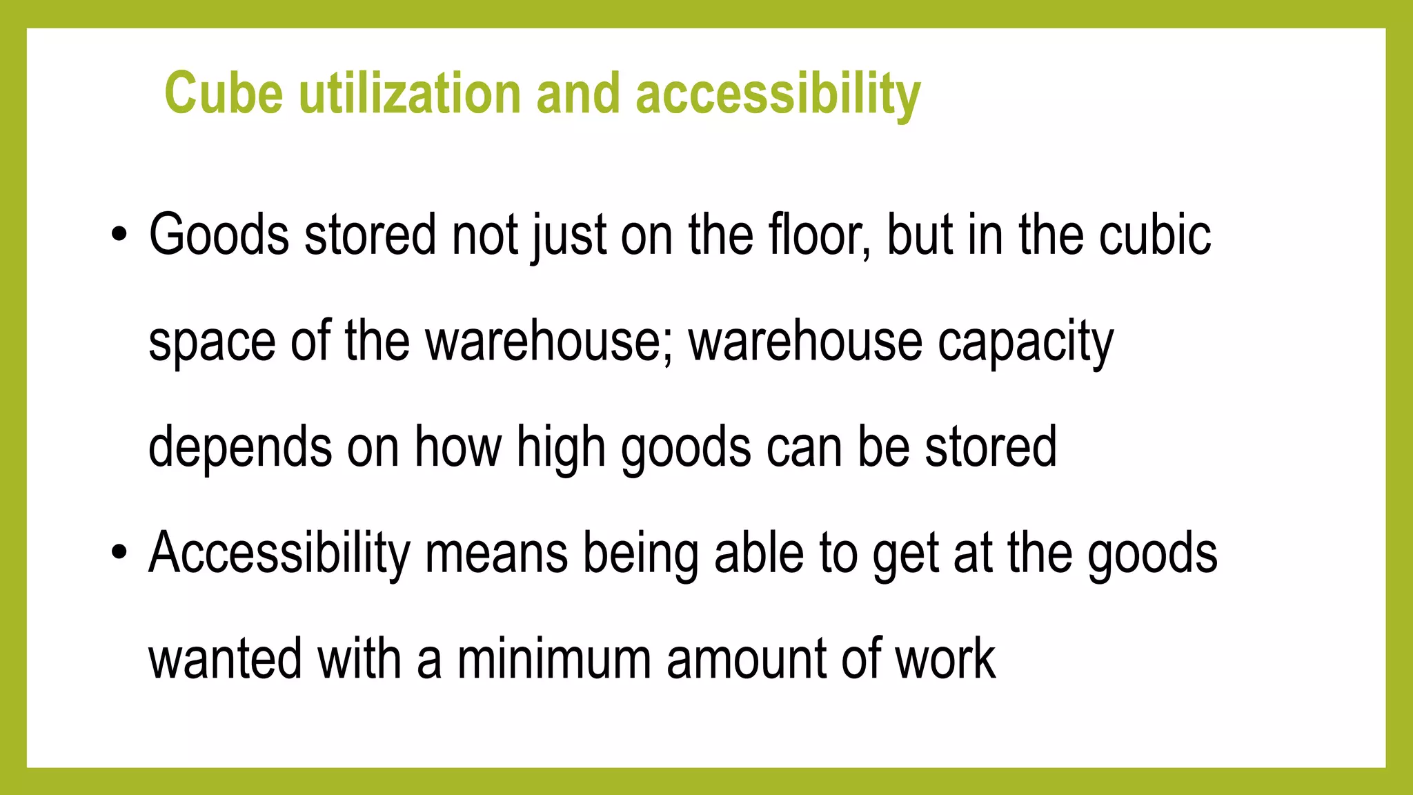 Physical inventory & warehouse layout planning | PPTX