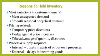 Physical inventory & warehouse layout planning | PPTX