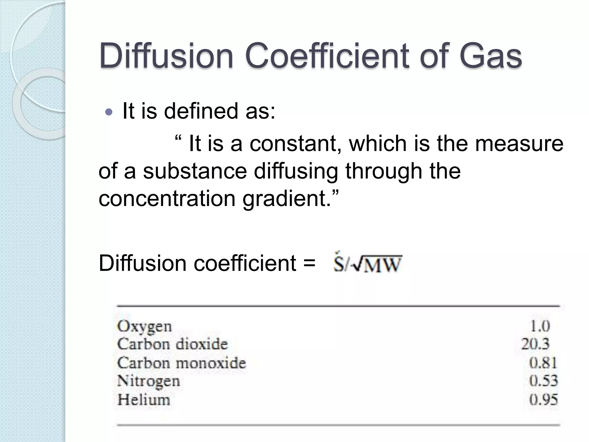 Physical laws related to gases (The Guyton and Hall physiology) | PPTX