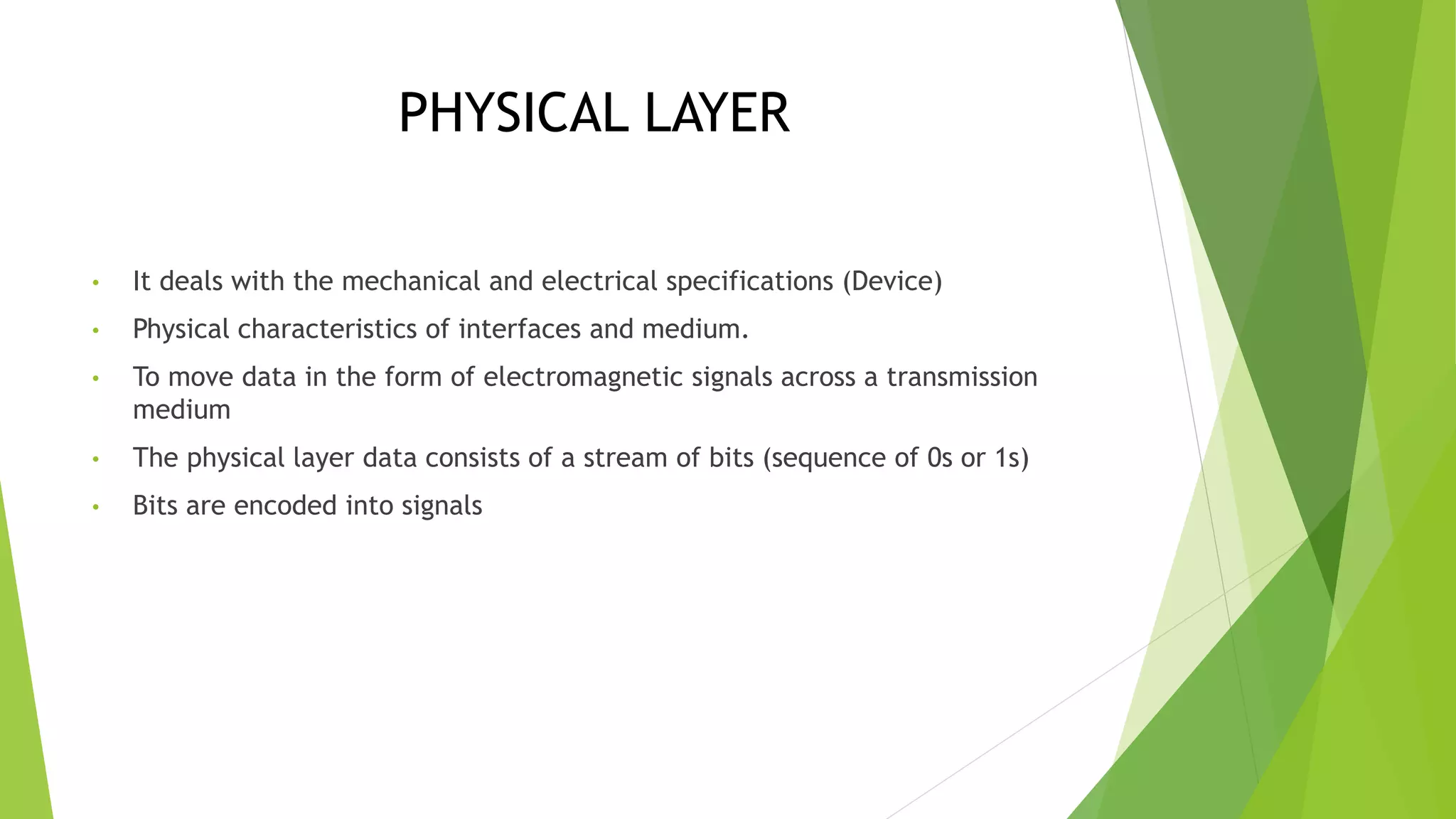 Physical layer | PPTX