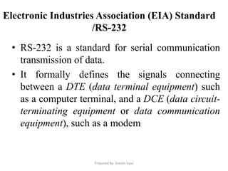 Physical layer interface & standards | PPTX