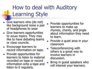 Physical learning style | PPT | Workshops and Classes | Hobbies & Interests