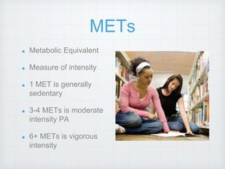 Physically active lifestyles | PPTX