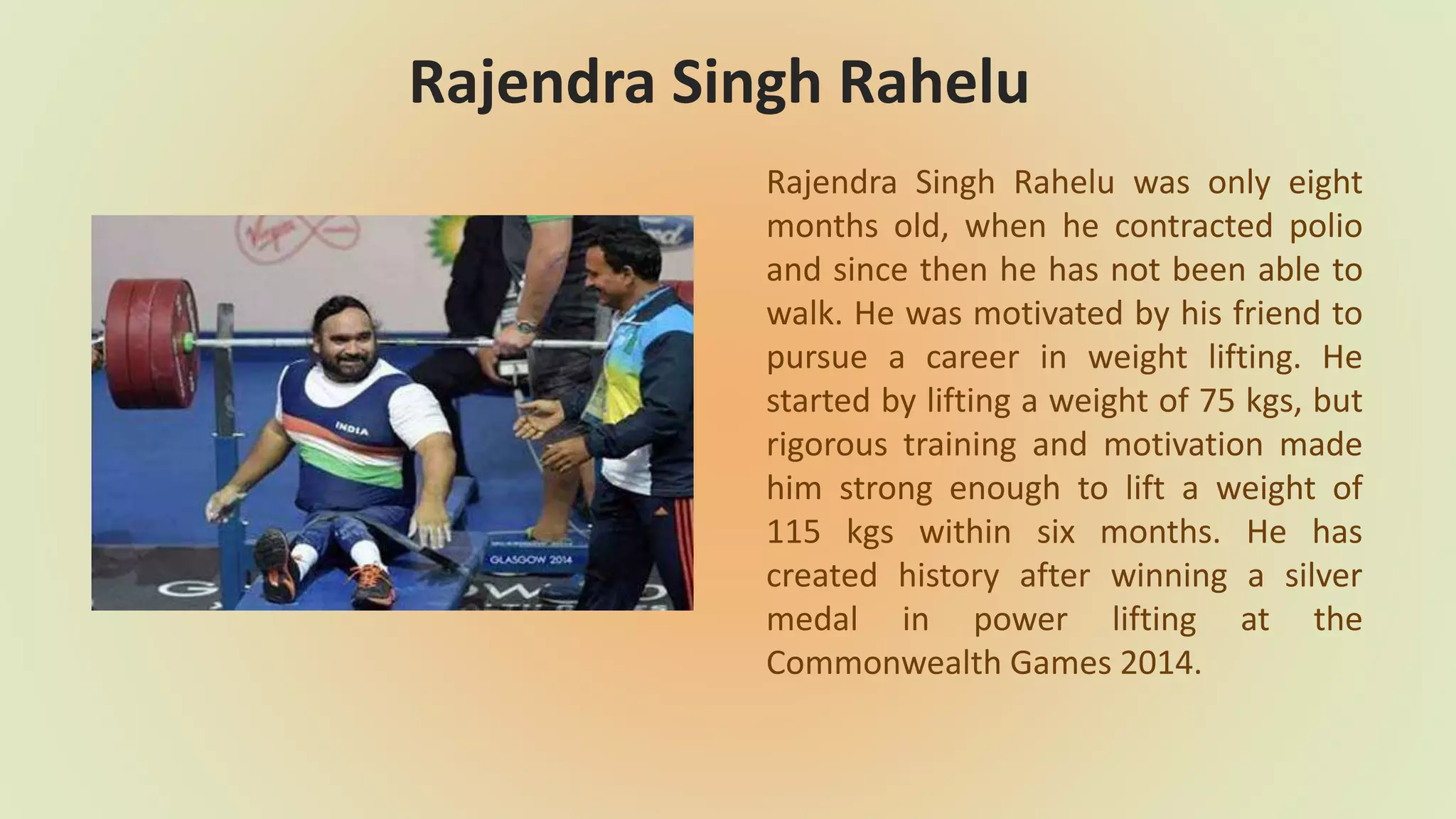 Physically challenged Indians who have made us proud | PPTX