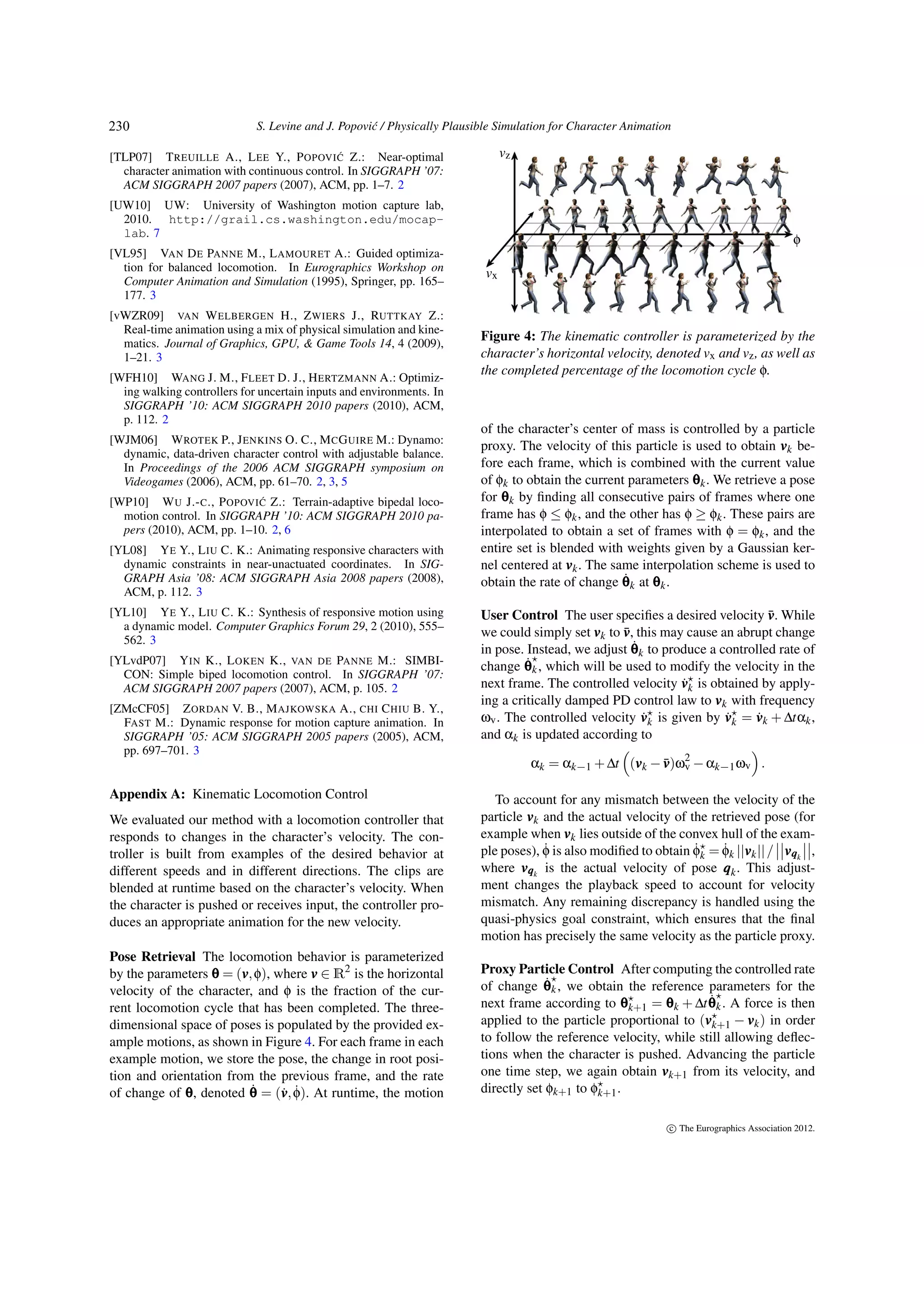 Physically plausible simulation for character animation | PDF