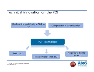 Physically Unclonable Functions In a M2M Authentication context | PDF | Computing | Technology ...