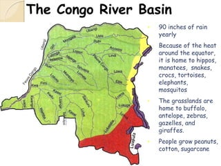 Physical map of Africa | PPTX