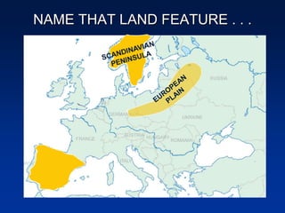 Physical map of europe with summarizers1 | PPT