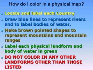 Physical map of europe with summarizers1 | PPT