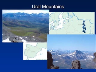 Physical Map Of Europe Ural Mountains