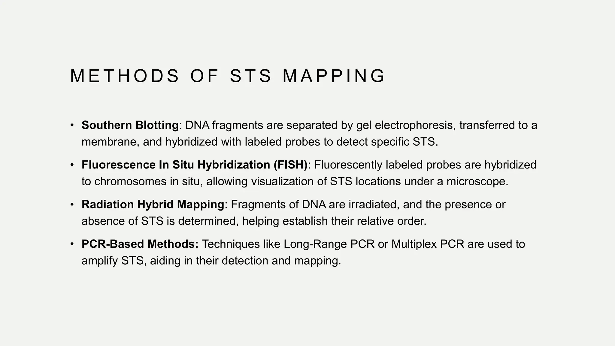 physical mapping- restriction map, STS map, EST map | PPTX