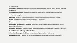 physical mapping- restriction map, STS map, EST map | PPTX