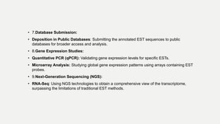 physical mapping- restriction map, STS map, EST map | PPTX