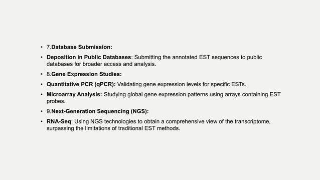 physical mapping- restriction map, STS map, EST map | PPTX