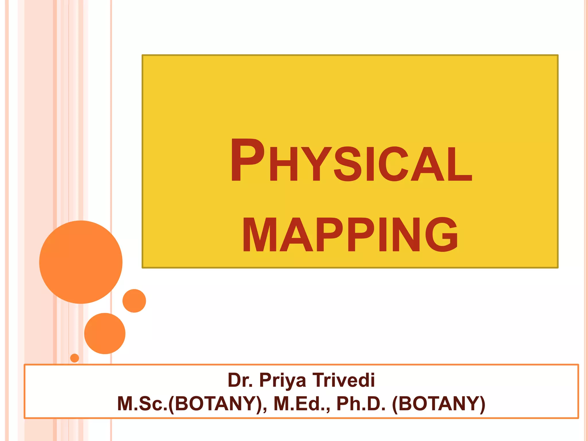 Physical mapping | PPTX
