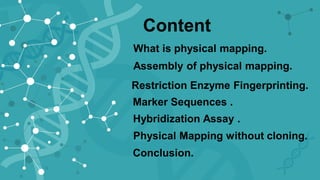 Physical mapping of genome.pdf | Genetics | Science