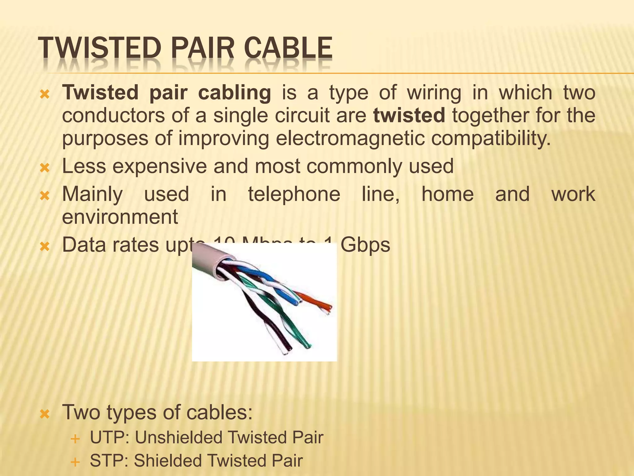 Physical media (Guided and Un-Guided Media) | PPTX