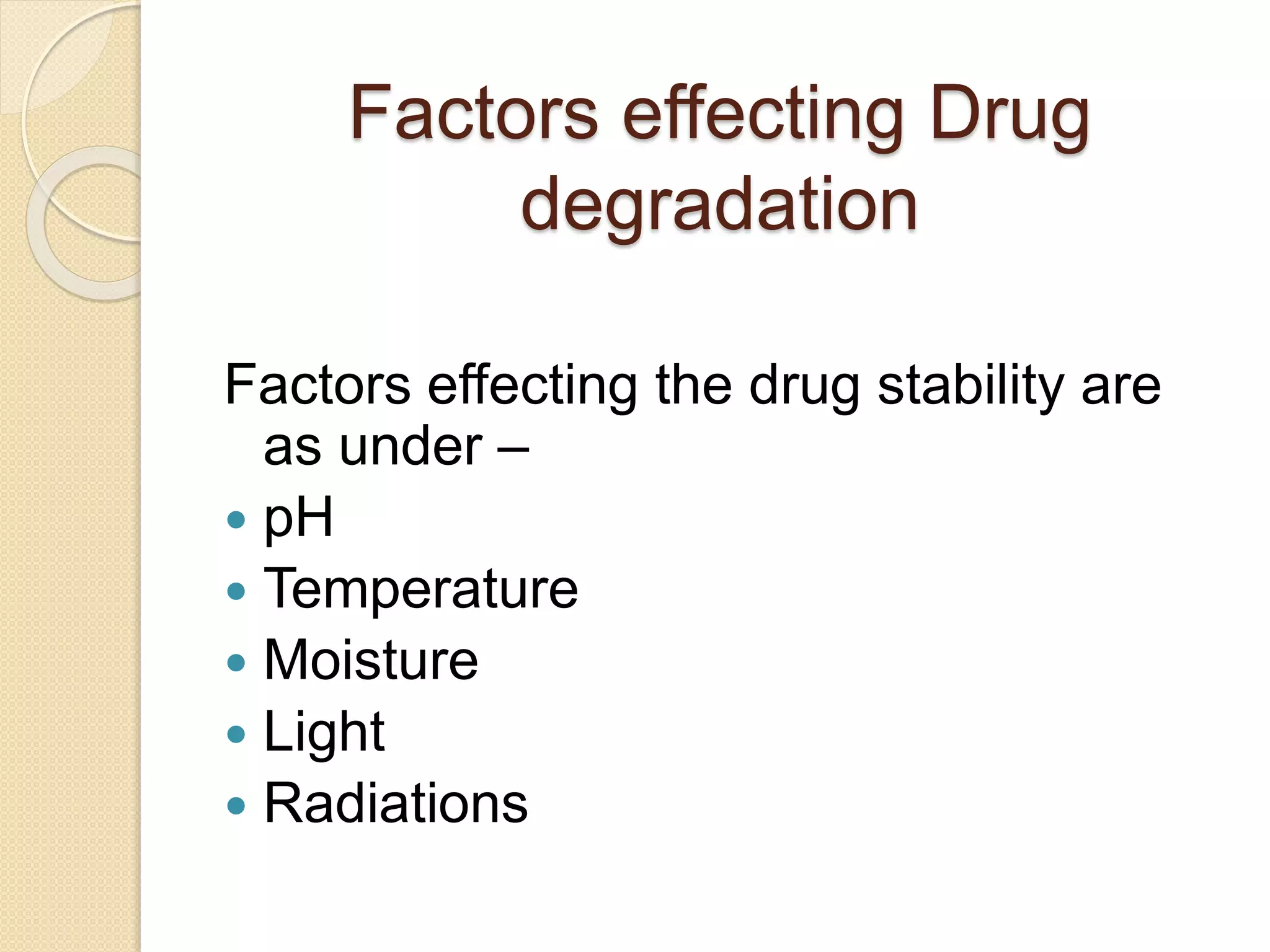 Physical Method of Drug Degradation by Ehetasmul Haque | PPT