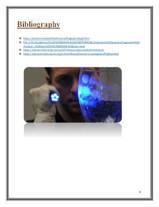 Physical methods for the development of latent fingerprint