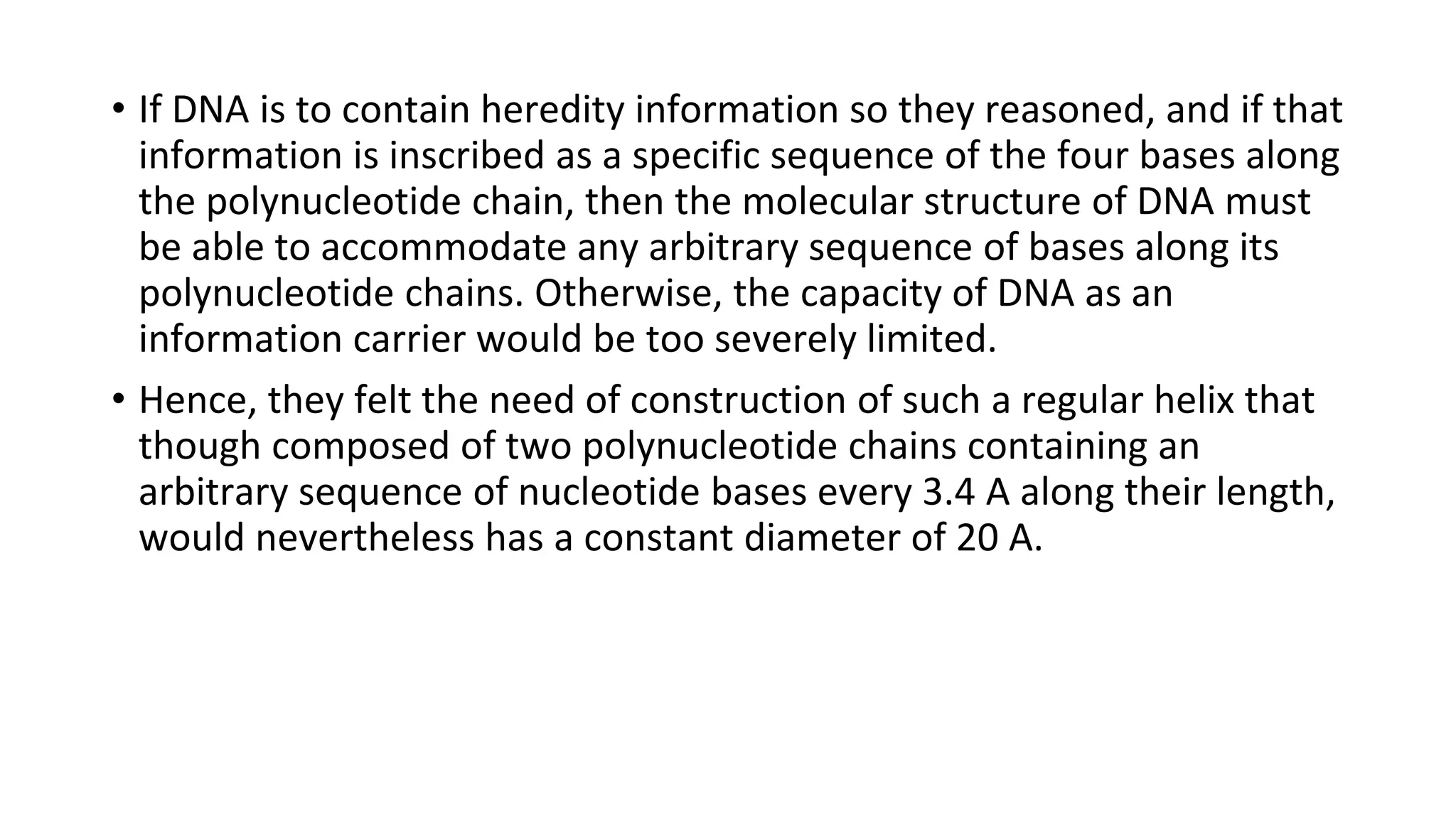 Physical, molecular or geometrical organisation of dna | PPTX