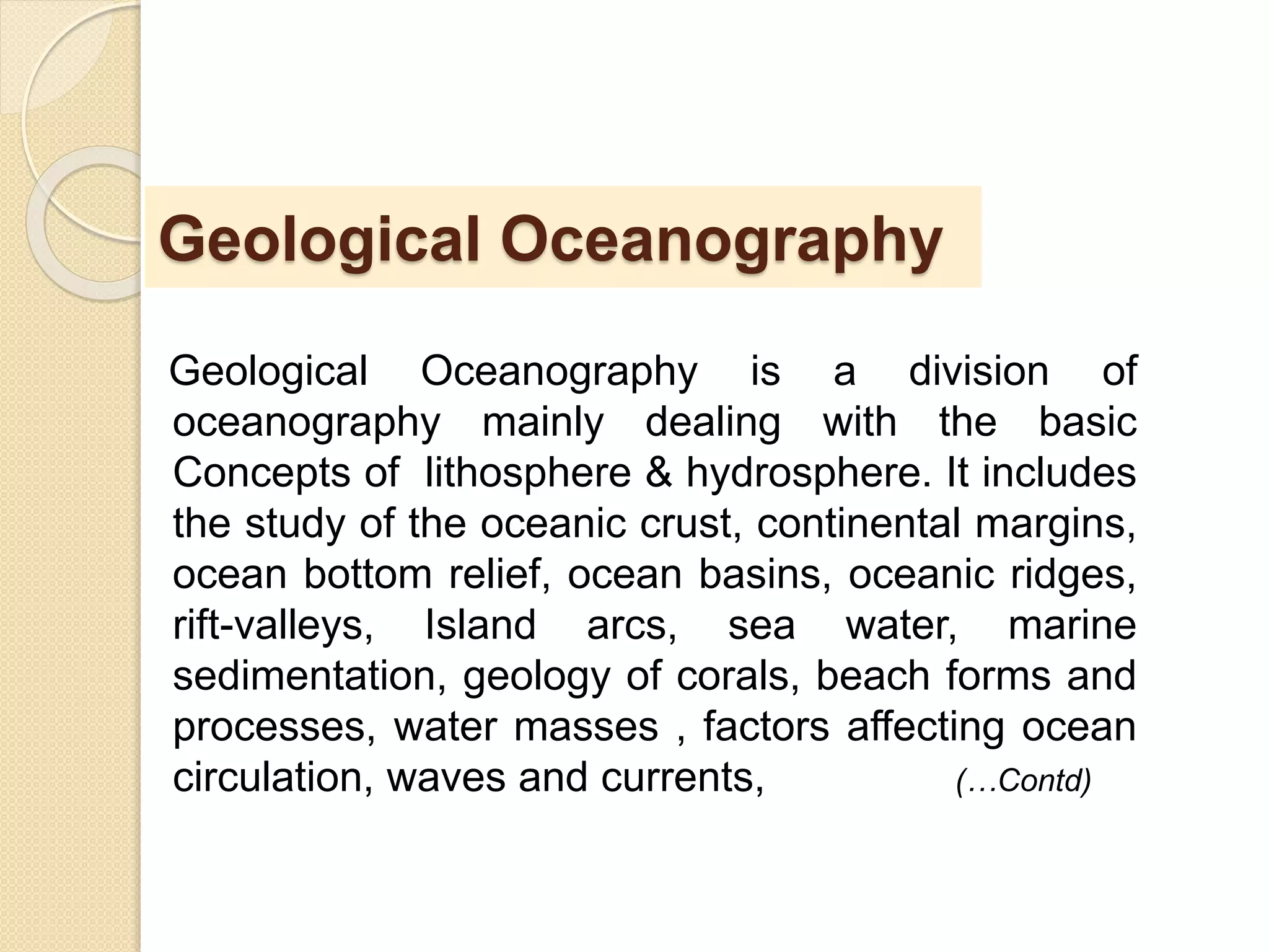 Physical Oceanography | PPTX