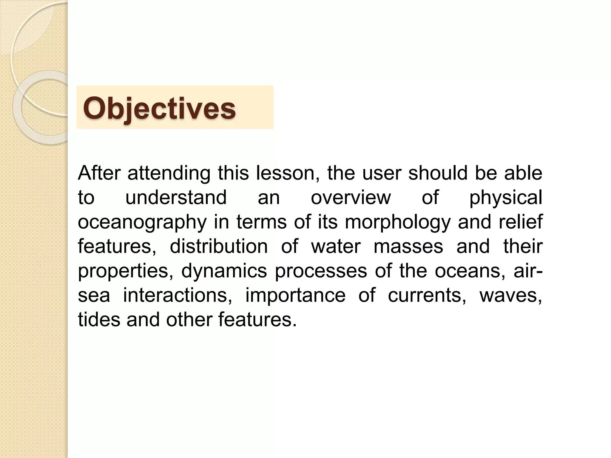 Physical Oceanography | PPTX