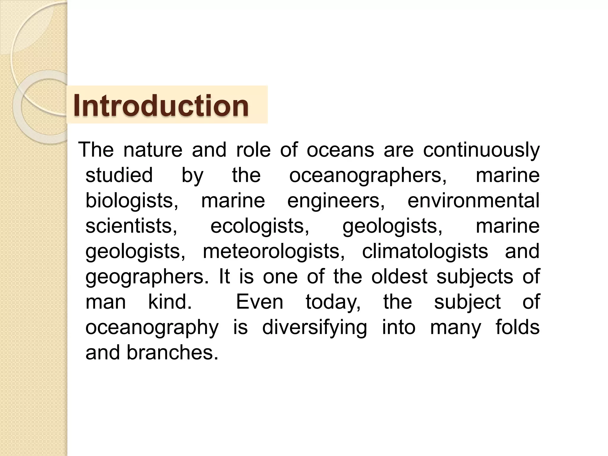 Physical Oceanography | PPTX