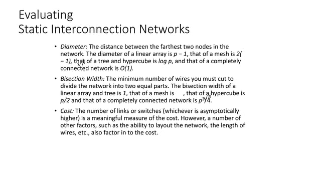 Physical organization of parallel platforms | PPTX | Computer ...