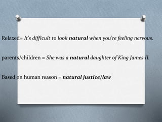 Physical or natural | PPT