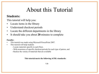 Library Building Overview | PPTX | College Education | Education
