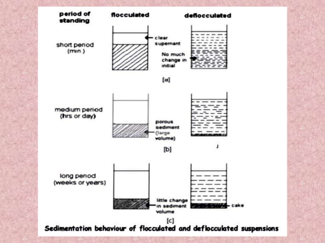 Settling in Suspensions, Formulation of Flocculated and Defloculated ...