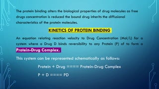 Complexation and Protein Binding | PDF