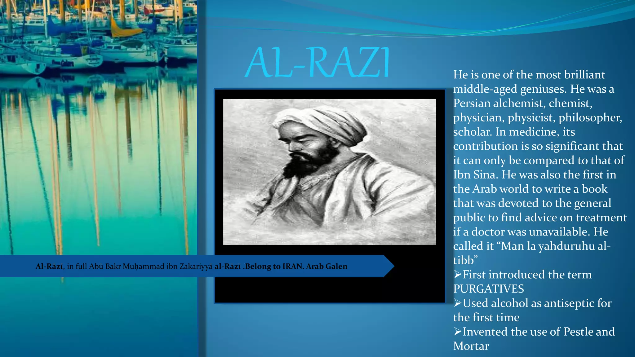 History of Pharmacy , Role of Muslim Scientists in Pharmacy ...