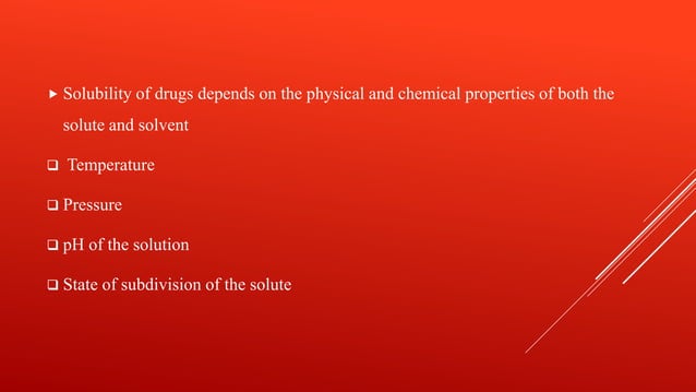 Physical pharmacy i third semester (unit-i) solubility of drug | PPTX ...