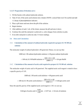 Physical Pharmacy-I lab | PDF