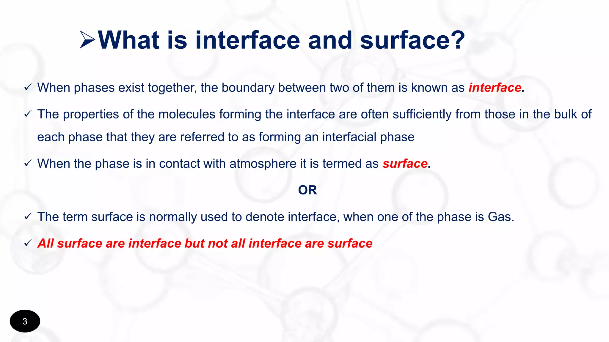 Surface and Interfacial tension | PPTX