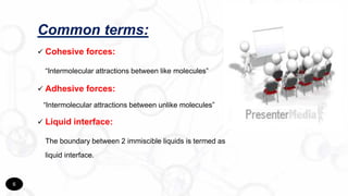 Surface and Interfacial tension | PPTX