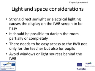 Physical placement of an iwb | PPT