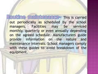 Physical plant and development program | PPTX