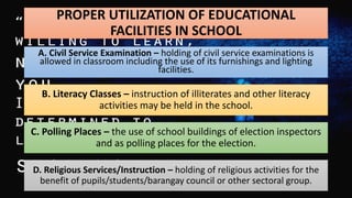 Physical Plant and Facilities in Educational Management | PPTX