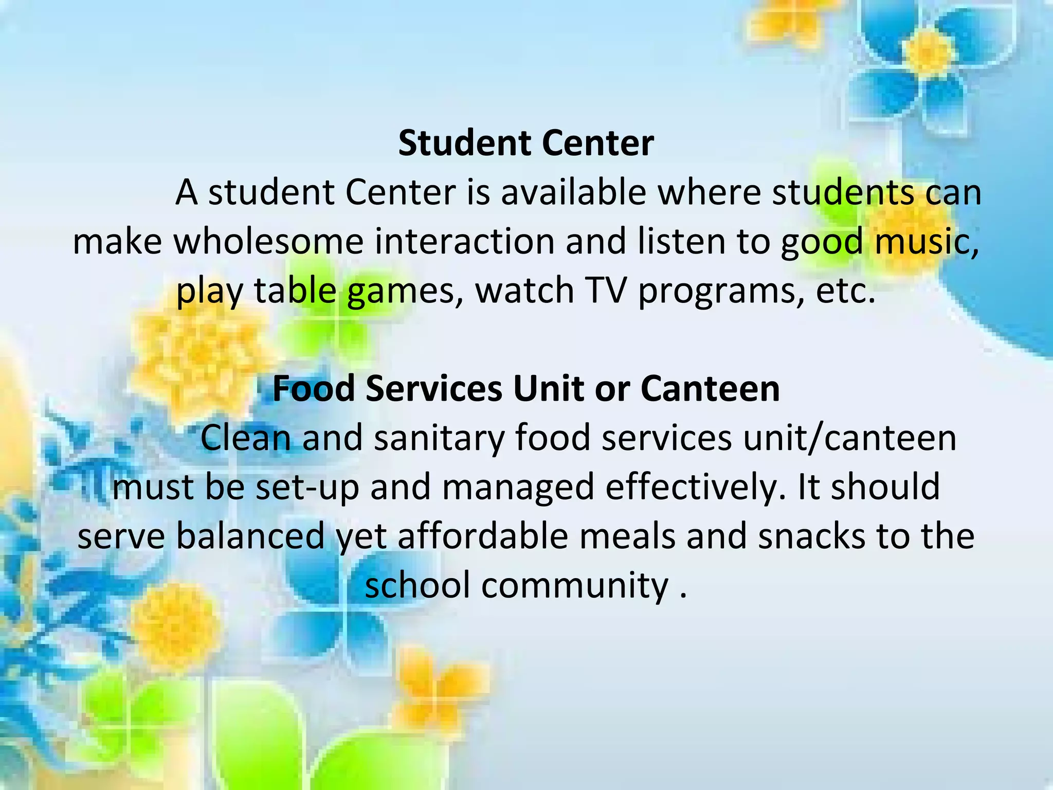 Physical plant and facilities in educational management | PPT