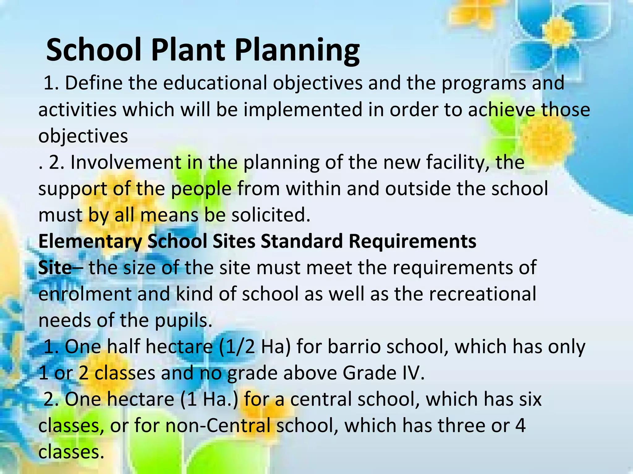 Physical plant and facilities in educational management | PPT ...